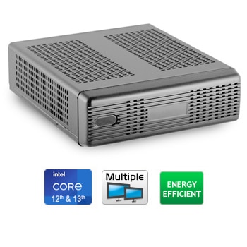 Fully Assembled PC with M350 Enclosure, Jetway Mi225H610, Intel Alder ...